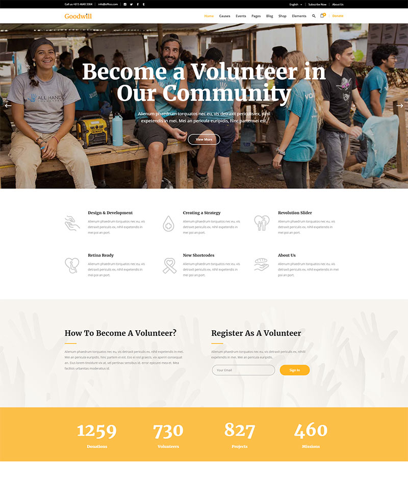 Volunteer Home International Decade For Action
